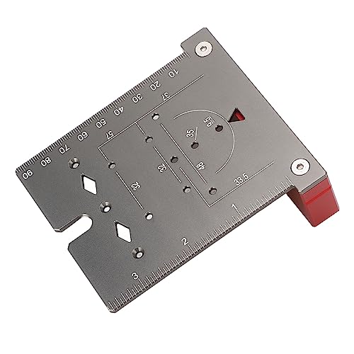 Hinge Jig, 35MM Aluminum Alloy Cup Style Hinge Drilling Jig Woodworking Hole Saw Kit,Opener Set Hand DIY Tool 3 in 1 Splicing Plate Punching Fixer, for Face Frame Cabinet Cupboard Door Hinges Inset