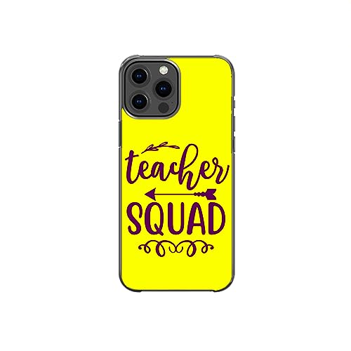 Teacher Squad Funny Sarcastic Pattern Art Design Anti-Fall and Shockproof Gift iPhone case (iPhone XR)