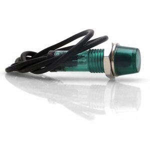 khfaxtyk 8.2mm 12v green indicator light kicswind3gn truck muscle fits