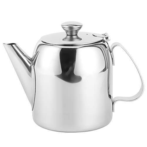 Stainless Steel Tea Pot, Household Coffee Pot Cold Water Kettle, Short Spout Cold Drink Kettle for Coffee Tea Beverages(S)