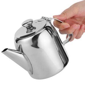 Stainless Steel Tea Pot, Household Coffee Pot Cold Water Kettle, Short Spout Cold Drink Kettle for Coffee Tea Beverages(S)