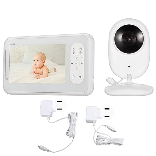 EVGATSAUTO Wireless Baby Monitor, 2 Way Talk Video Baby Monitor As a Gift (US Plug)