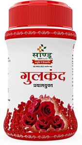 sandu gulkand (pravalyukta) (400gm) | nourishing & body cooling ayurvedic medicine - by diyaan0