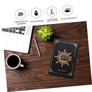 Ciieeo 2 pcs sailor notebook Coded Locking Diary Book drawing diary with lock Business Notepads Writing Notepad Diary Office Notepad room decor pocket travel Paper dairy products Journal