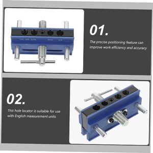 OSALADI Tools 1 Set tool aluminum alloy portable drill guide woodworking jigs drill drill guide for straight holes dowel kit drill pocket hole punch hole appendix Tool