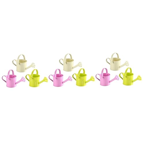 YARNOW 9 pcs Gardening Kettle Ornament metal spray bottle small indoor watering can tools mini waterer can watering cans water spray cans mister for plants simple watering pot