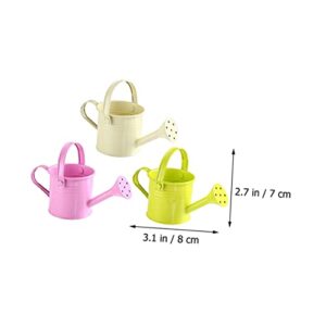 YARNOW 9 pcs Gardening Kettle Ornament metal spray bottle small indoor watering can tools mini waterer can watering cans water spray cans mister for plants simple watering pot