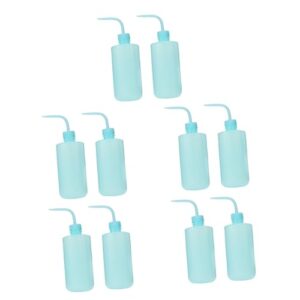 ganazono 10 pcs watering can portable watering bottles plastic soap bottle garden watering pot gardening plastic squirt bottle plastic pitcher household washing bottle spout medical