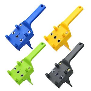 DOITOOL Frame Stand 3pcs angle hole drilling jigs punch drill guide drilling tool kit woodworking hole positioner carpenter drill tool hole punch shelf straight hole fixture