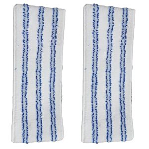 2pcs microfiber mop cloth/fit for polti vaporetto kit vaporflexi brush eco pro 3.0 robotic vacuum cleaner spare parts sweeper access sweeping robot set