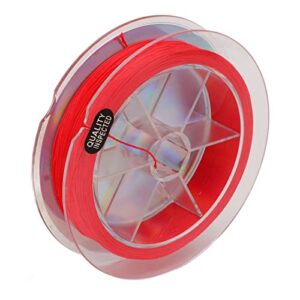 jeanoko 8 strands fishing line, fly fishing line prevent winding powerful tensile strength 0.38mm diameter colorfast durable for pond