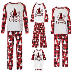 christmas pajamas for family matching sets xmas matching pjs adults lounge holiday home xmas adorable sleepwear set white