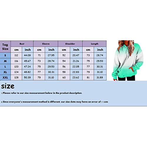 SHAOBGE Sleep Jacket Womens Womens Plus Size Hooded Sweatshirt Long Sleeve Sweatshirt Loose Sweatshirt With Pockets (#13-Red, M)