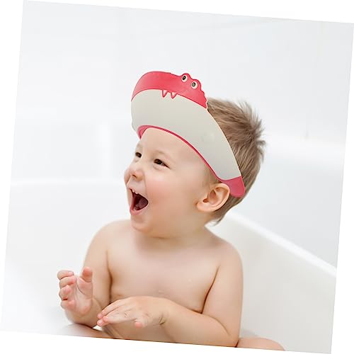 Toyvian 3pcs Children's Shampoo Cap Shampoo Bath hat Bathing tub Kids Bathroom Safety Products bathtubs for Toddlers Infant Baby tubs Kids Shower Hats Flexible Bathing hat Fur hat