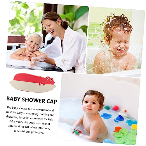 Toyvian 3pcs Children's Shampoo Cap Shampoo Bath hat Bathing tub Kids Bathroom Safety Products bathtubs for Toddlers Infant Baby tubs Kids Shower Hats Flexible Bathing hat Fur hat