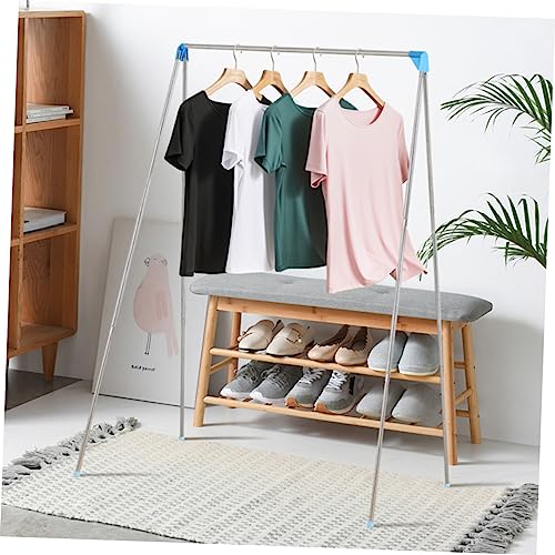 Didiseaon Drying Rack Collapsible Clothes Rack Foldable Laundry Rack Clothing Storage Rack Travel Clothes Space- Saving Laundry Garment Bags for Travel Stainless Steel Rack Coat Rack Hanger