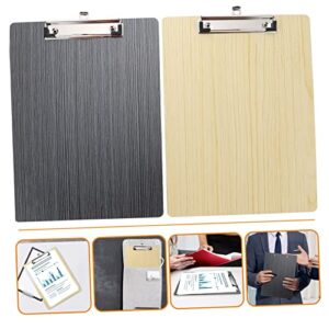 STOBOK 4 pcs Profile Paper Plate Daily Use Supplies X Office Document Man Tablet Letter Exam Women Hand Clip Clips Boards Support Clipboards Hardboard Organizer