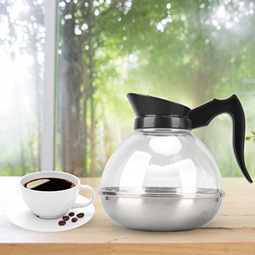 BORDSTRACT Coffee Kettle, Stainless Steel 1700ml Heat Resistant Household Tea Pot for Induction Cooker