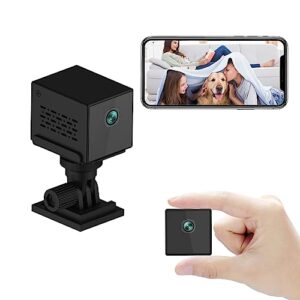 dukmikz hidden camera mini spy camera, 4k wifi mini hidden spy cam for home security/outdoor recording, remotely watching via mobile phone, battery powered