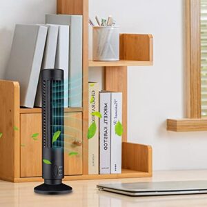 Quiet Tower Fan, 2.5W USB Charging Tower cooling Fan, tower fans oscillating quiet Small Fan with 2 Speeds, Bladeless Fan, standing oscillating fans for indoors