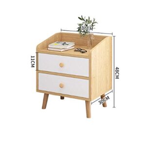 ZHAOLEI Bedside Table Simple Bedroom Bedside Cabinet Self-contained Storage Locker Solid Wood Bedside Cabinet Nordic