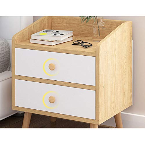 ZHAOLEI Bedside Table Simple Bedroom Bedside Cabinet Self-contained Storage Locker Solid Wood Bedside Cabinet Nordic