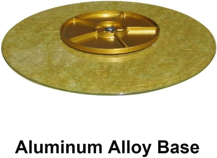 27 Inches Heavy Duty Lazy Susan, Round Glass Turntable, 360° Dining Table Rotating Tray, Safe Smooth, 200KG Bearing For Banquets Party (Color : 12mm/0.47in Thick, Size : 70cm/28in)