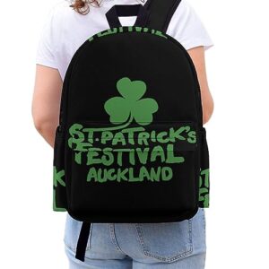 St Patrick's Day Auckland Backpack Lightweight Laptop Backpack Business Bag Casual Shoulder Bags Daypack for Women Men