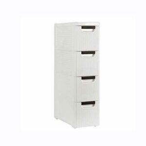 nightstand bedside table drawer cabinet dresser storage drawer units narrow rolling storage cabinet plastic 4-drawer stylish modern white design design for space saving storage tower dresser