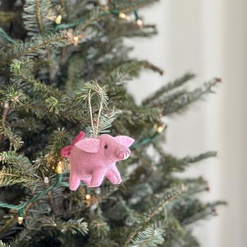 Felt Ornament - Pig