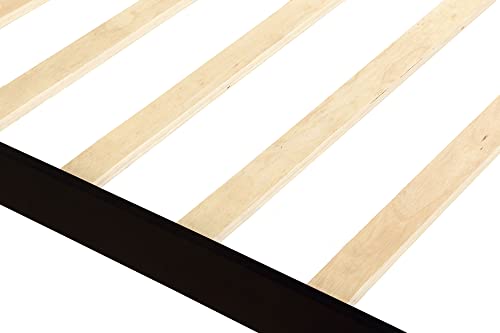 HBRR Wood Platform Bed Frame Twin Wood Bed Frame with Headboard and Footboard, 10”Height for Underbed Storage/No Box Spring Needed/Wooden Slats Support, Espresso