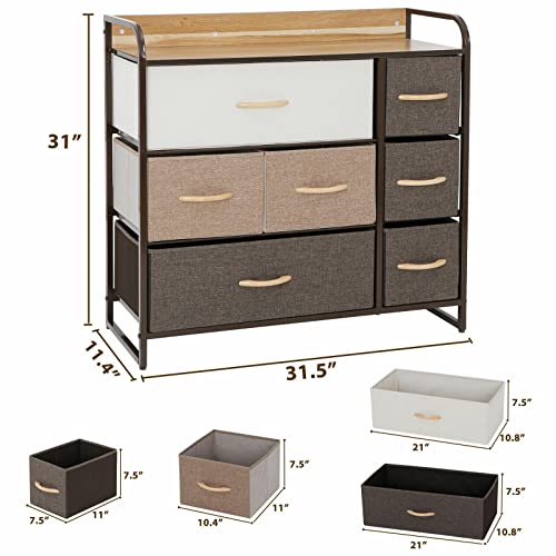 MAXCBD Nightstand Bedside Table Drawer Cabinet Storage Dresser Shelf Organizer Bins Cabinet Fabric Drawers Nightstands Protect Furniture Stand Boasts A Slim Storage Tower Dresser