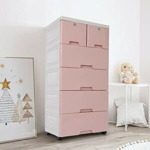 Nightstand Bedside Table Drawer Cabinet Dresser 6 Drawer Bedroom Furniture Storage Chest Organizer Closet Cabinet Home Assembly Required The Storage Cabinet Easy To Assemble Storage Tower Dresser