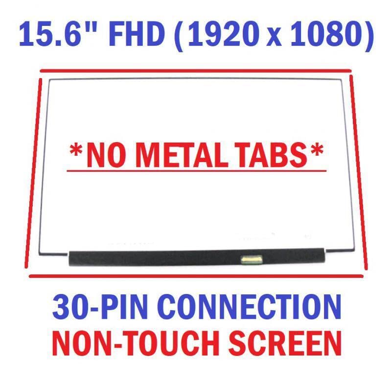 15.6" Screen Replacement for DELL Alienware M15 P79F M22W8 60Hz LCD Display Panel 30Pins FHD 1920(RGB)*1080 Non-Touch