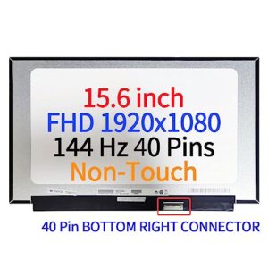 15.6" for Lenovo 5D10T70805 144Hz Screen Replacement LCD 40Pins FHD 1920(RGB)*1080 Display Panel Non-Touch