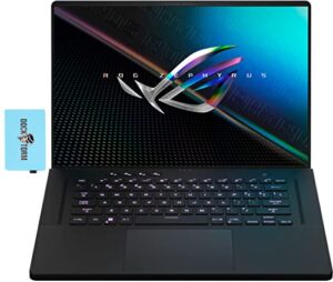 asus rog zephyrus m16 16.0" 165hz wuxga ips gaming laptop (intel i7-12700h 14-core, 24gb ddr5 4800mhz ram, 2tb pcie ssd, geforce rtx 3060 6gb gddr6,rgb backlit kyb, win11home) w/hub