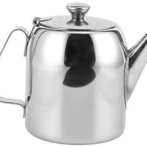 Premium Stainless Steel Tea Kettle - Grade Pot Durable Coffee Pot & with Short - Round Water Pot for Restaurants