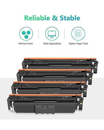 069 Toner Cartridge Replacement for Canon 069H for imageCLASS MF753Cdw MF751Cdw LBP674Cdw Printer ( 4 Pack )