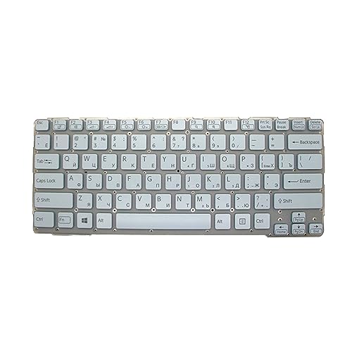 Laptop Keyboard for Sony for VAIO SVE14A SVE14A2M1R SVE14A2M2R SVE14A2M6E SVE14A2V1E SVE14A2V1R SVE14A2V2E SVE14A2V2R SVE14A2V6R Russia RU White New