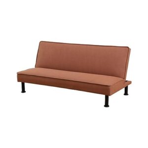 Opoiar, Fannel Futon, Modern Convertible Folding Sofa Bed Couch Sofabed, Light Brown