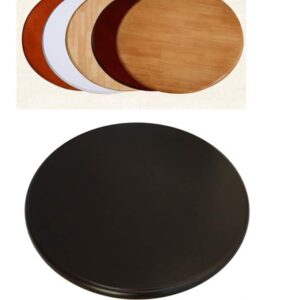 Lazy Susan Turntable, Wooden Kitchen Serving Plate Round Rotating Tray for Hotel Restaurant Family Kitchen, Dining Table Centerpiece/Wood (Size : 60cm/23.6in)