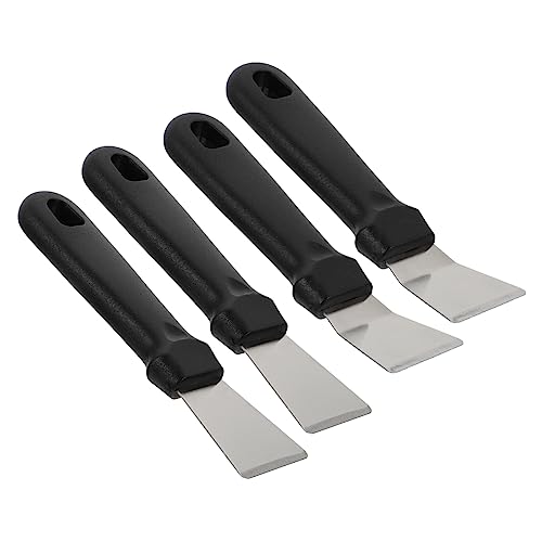 GANAZONO 4PCS deicing Shovel Freezer ice Scoop mininfridge Stainless Steel Fridge ice Scraper for Freezer Household Tools Tile Mini refridgerator Kitchen Gadget Refrigerator Small Tools pp