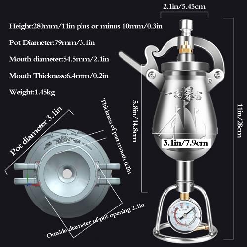 Chinese Popcorn Maker Popcorn Machine, Retro Nostalgia Mini Popcorn Machine Suitable for Corn Rice Soybean Mung Bean Red Bean