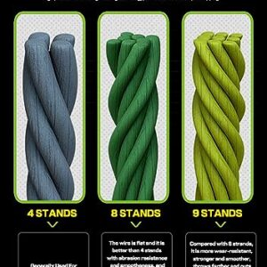 9 Strands Braided PE Super Strong for Lake Sea 500M 100% Multifilament Wire Woven Thread Round Line Fishing Line