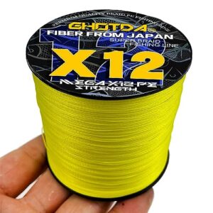 Saltwater Fishing Line 12 Strands PE Braided Multi-Filament Wire Strong Durable Outdoor Sport Fishing Accessories