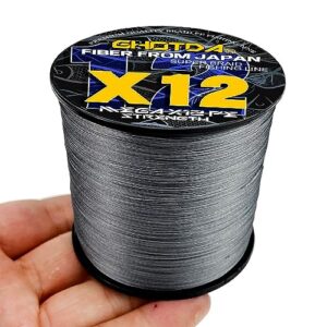 Saltwater Fishing Line 12 Strands PE Braided Multi-Filament Wire Strong Durable Outdoor Sport Fishing Accessories