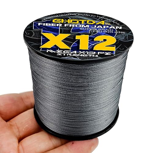 Saltwater Fishing Line 12 Strands PE Braided Multi-Filament Wire Strong Durable Outdoor Sport Fishing Accessories