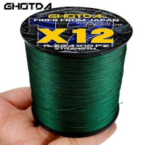 PE Braided Fishing Line 12 Strands 500 M Multifilament Throws Farther and Cuter Better Fishing Line11.3-54.5kg