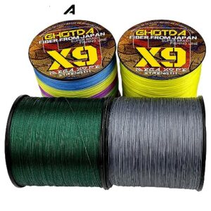 heavy strength 9/12 braided line fishing 500m saltwater 9-54.5kg super japan multifilament pe fishing cord 0.14mm-0.55mm