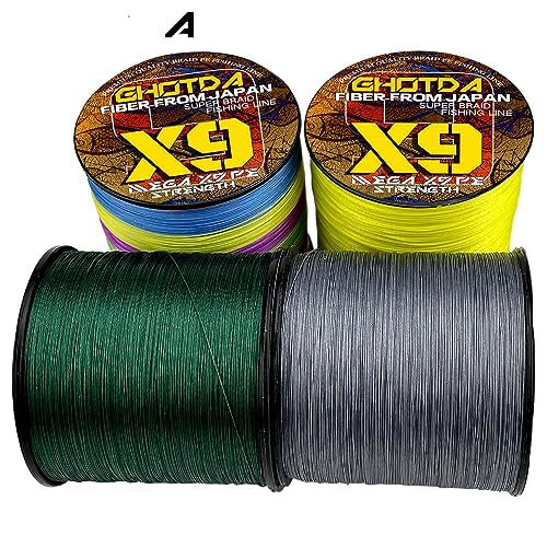 Heavy Strength 9/12 Braided Line Fishing 500M Saltwater 9-54.5kg Super Japan Multifilament PE Fishing Cord 0.14mm-0.55mm